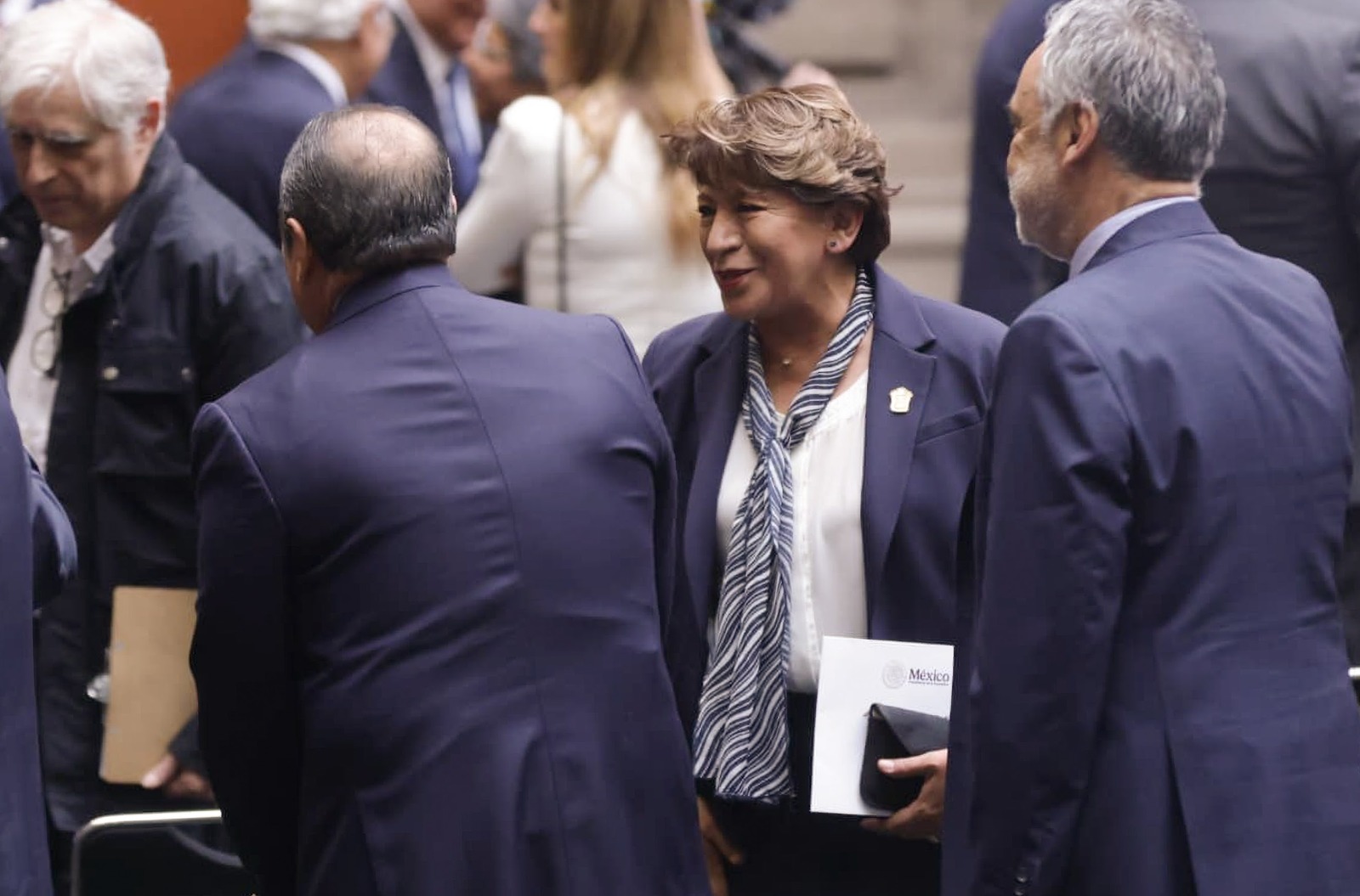 Gobernadora Delfina Gómez acompaña a la Presidenta Claudia Sheinbaum en ...